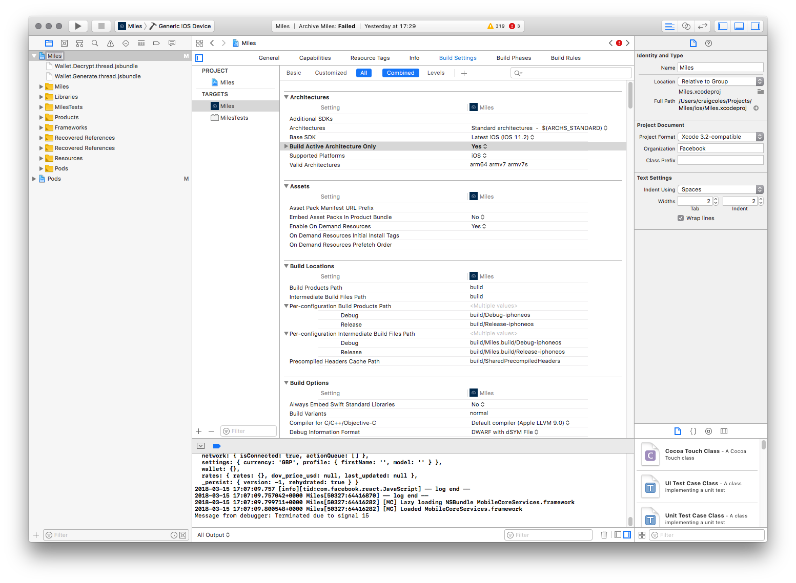 [ios] Symbol S Not Found For Architecture I386 · Issue 35 · Anyline Anyline Ocr React Native