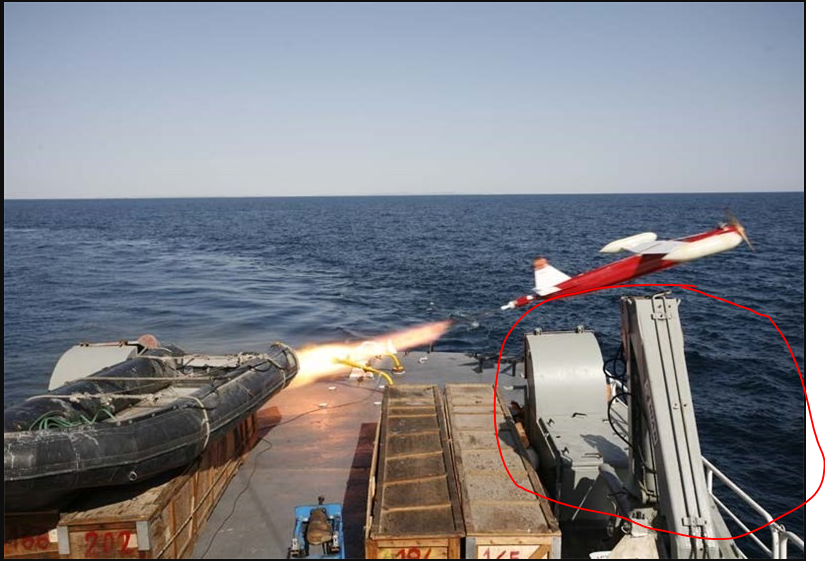 Please add 1x davit for 7m RHIB and also small pad for UAV for Hendijan ...