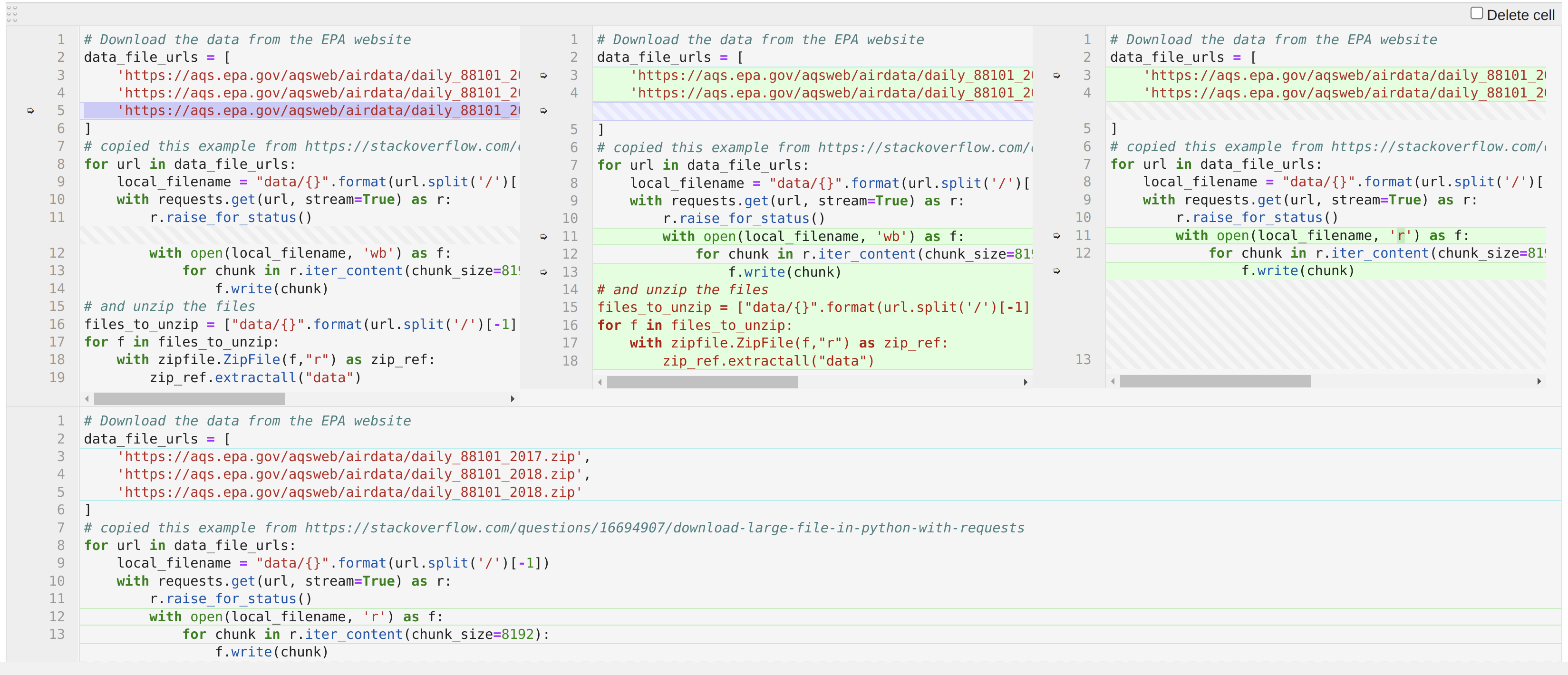 Findalignedlines Sometimes Returns Unexpected Results · Issue 669 · Jupyter Nbdime · Github
