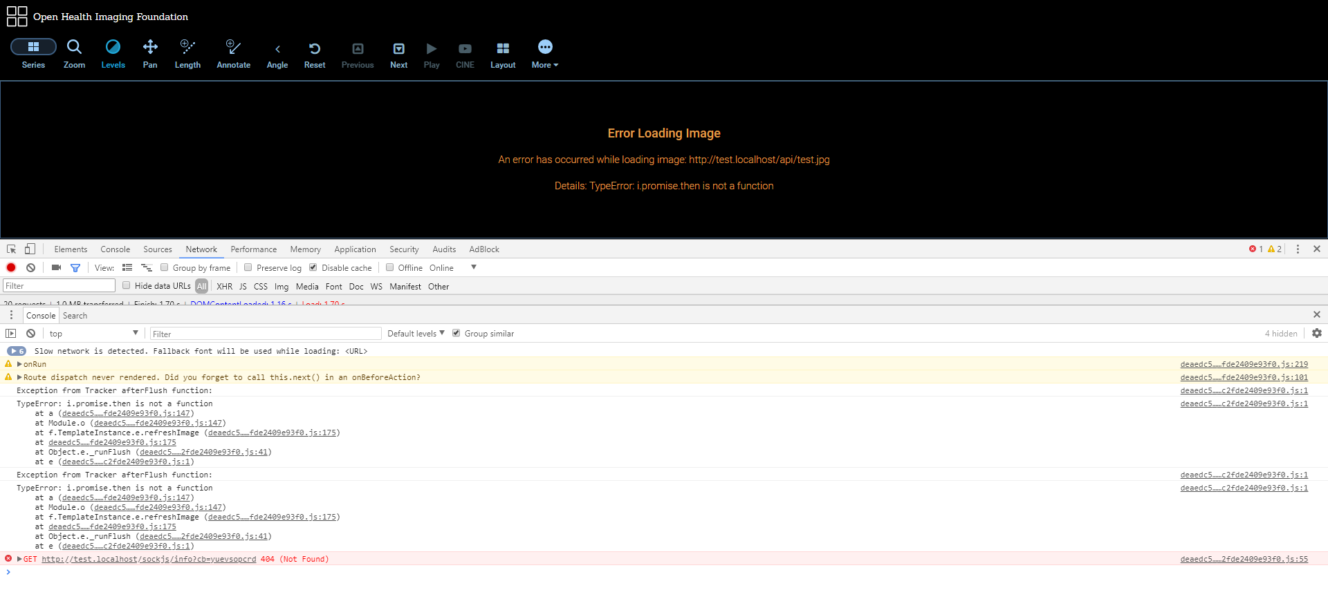 Standalone client build i.promise.then is not a function · Issue #172 · OHIF/Viewers · GitHub