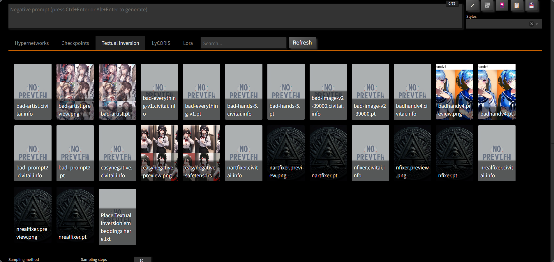 [Issue]: Extra Networks - Multiple Textual inversion files on launch · Issue #166 · vladmandic ...