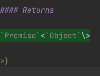 Promises that return an object · Issue #268 · typedoc2md/typedoc-plugin-markdown · GitHub
