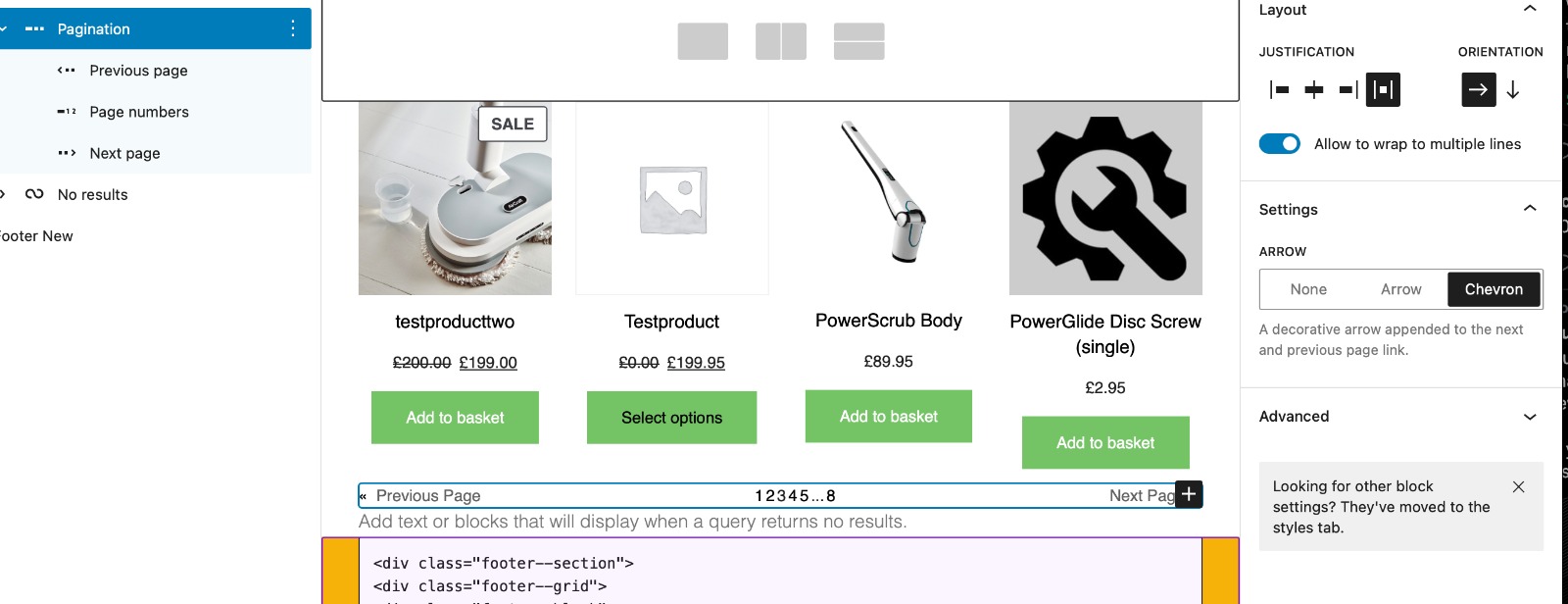 Products(Beta) Block Pagination When Justified · Issue #42409 · woocommerce/woocommerce · GitHub