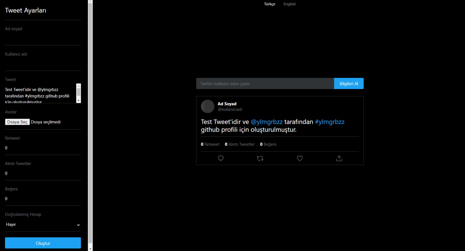GitHub - ylmgrbzz/Application-For-Creating-Tweets-and-Getting-Data-From-Twitter-With-React ...