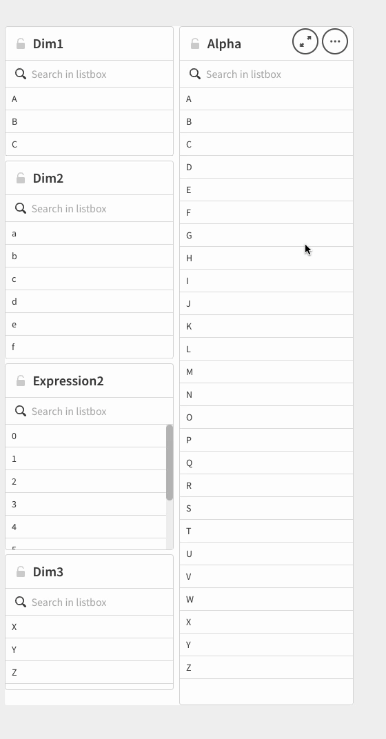 Selection Toolbar Gets Hidden In Sense · Issue 14 · Qlik Oss Sn List Objects · Github