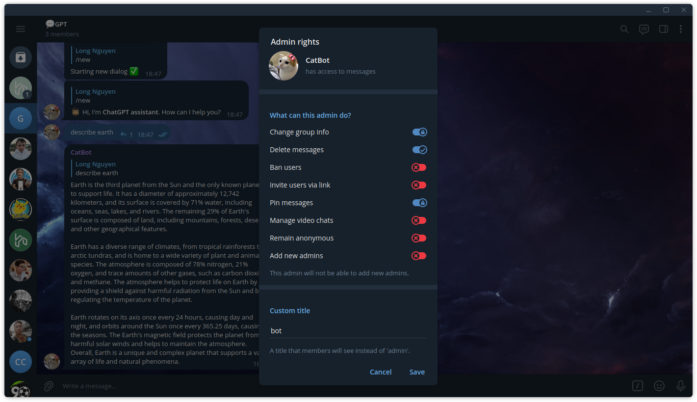 Extra step needed to run · Issue #73 · father-bot/chatgpt_telegram_bot · GitHub
