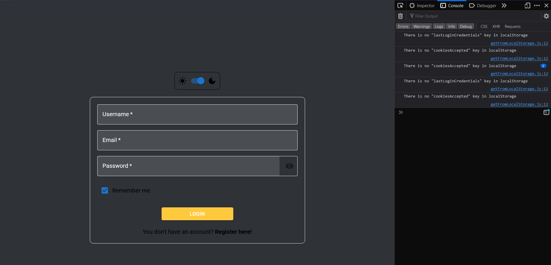 [Bug]: Issue with Local Storage utility · Issue #289 · gbowne1/reactsocialnetwork · GitHub