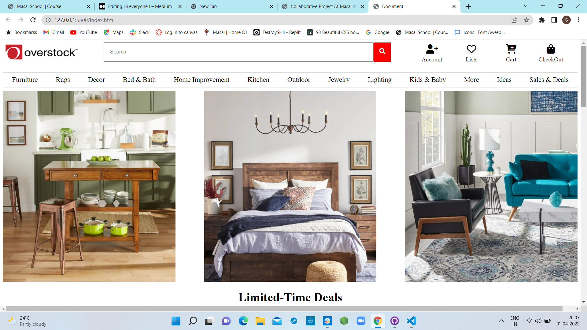 GitHub - Saurabh884/Overstock-clone-website: Overstock is an ecommerce ...