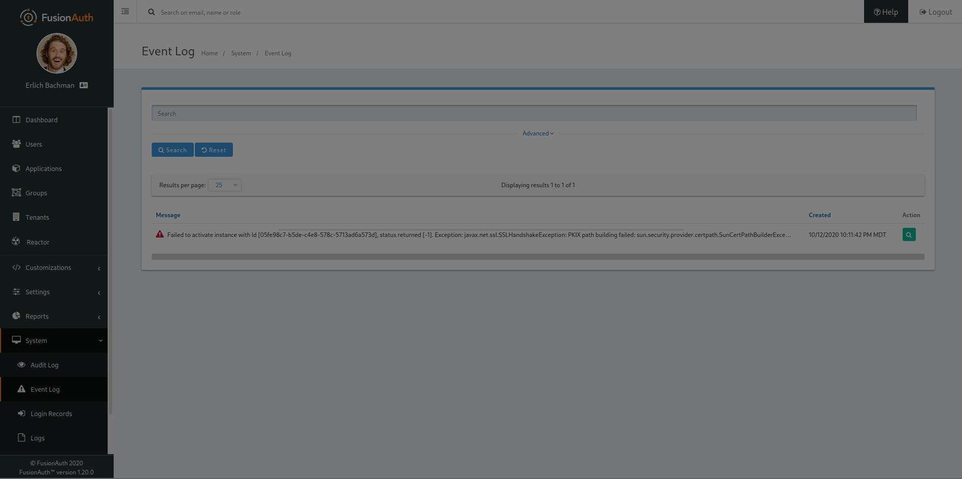 Unable to see Events in Event Log in Firefox · Issue #938 · FusionAuth/fusionauth-issues · GitHub