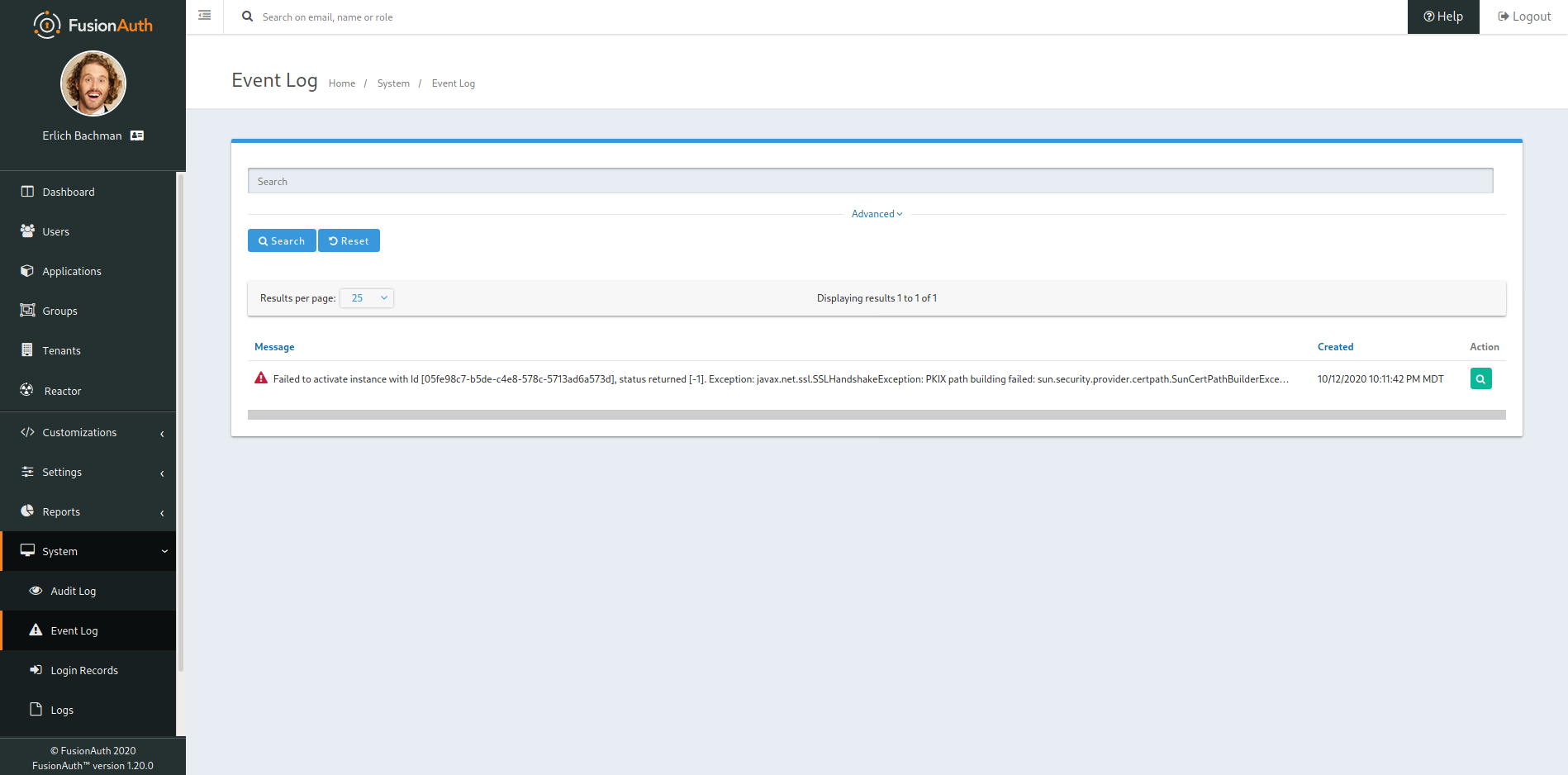 Unable to see Events in Event Log in Firefox · Issue #938 · FusionAuth/fusionauth-issues · GitHub