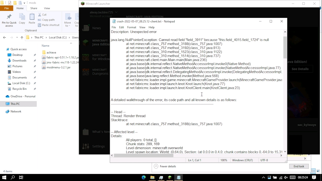 Crash when paired with Indium · Issue #17 · vram-guild/json-model-extensions · GitHub