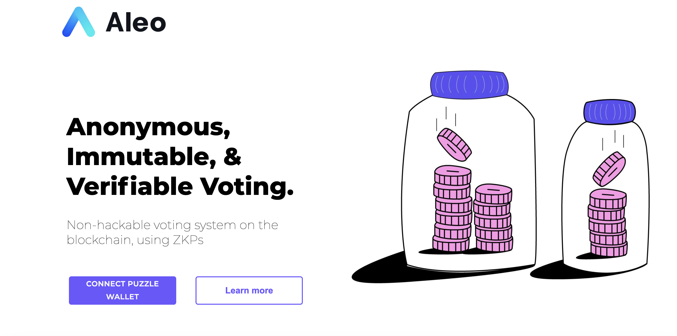 GitHub - zander-raycraft/Aleo-Voting-System: Non-hackable zero ...