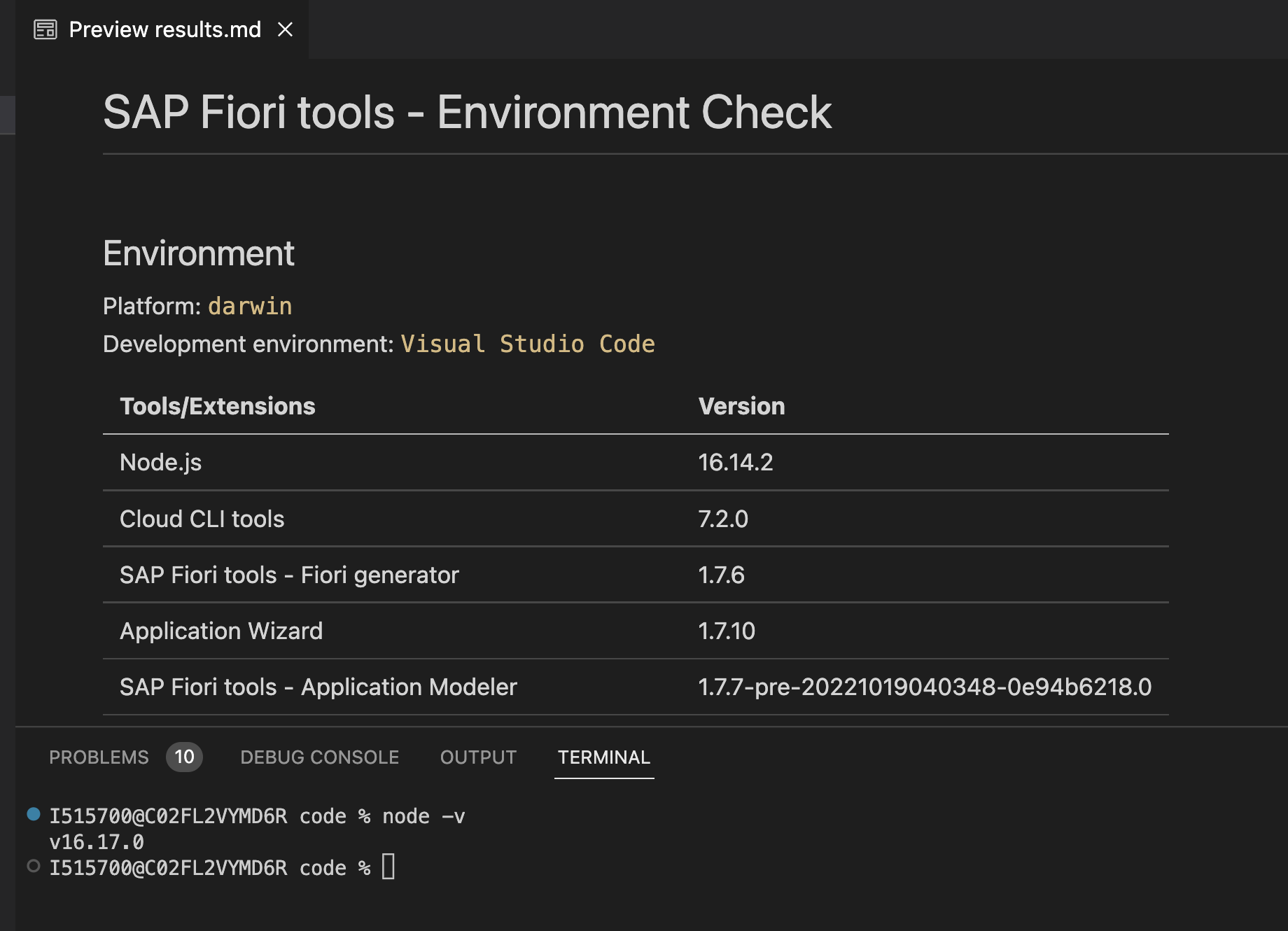 Bug Environment Check Node Version Inconsistencies · Issue 748 · Sap Open Ux Tools · Github