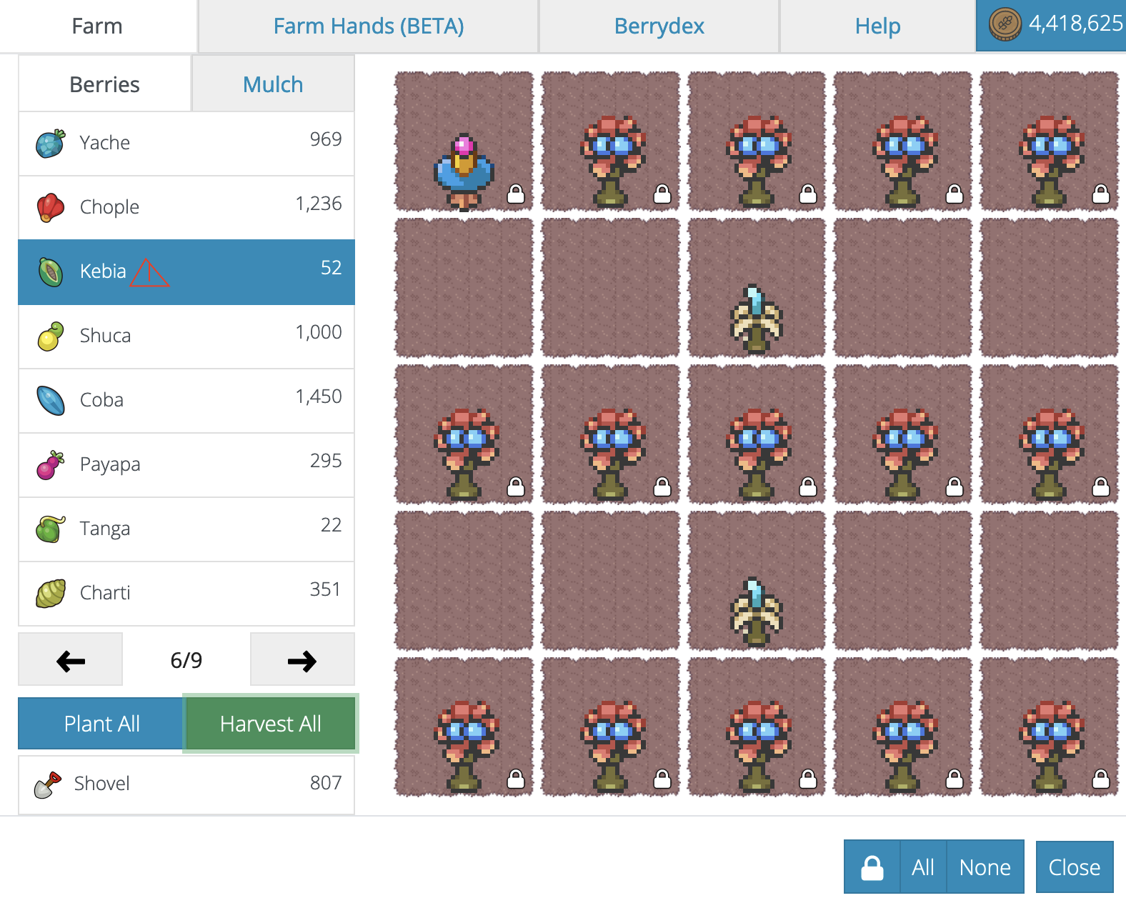[SUGGESTION]: Add an icon to parasitic berries to warn players · Issue #4039 · pokeclicker ...