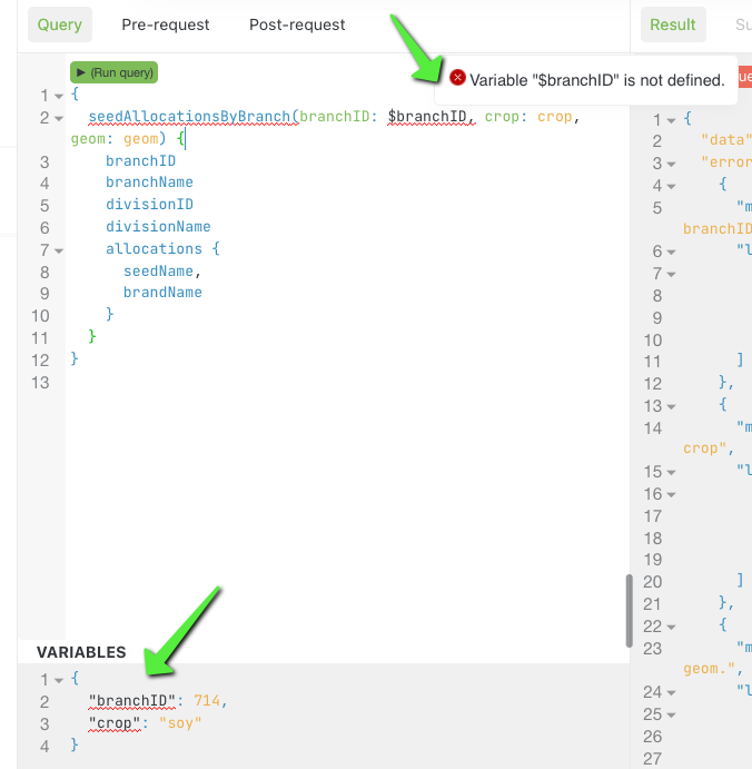 Better Docs For Using Variables · Issue 1882 · Altair Graphqlaltair