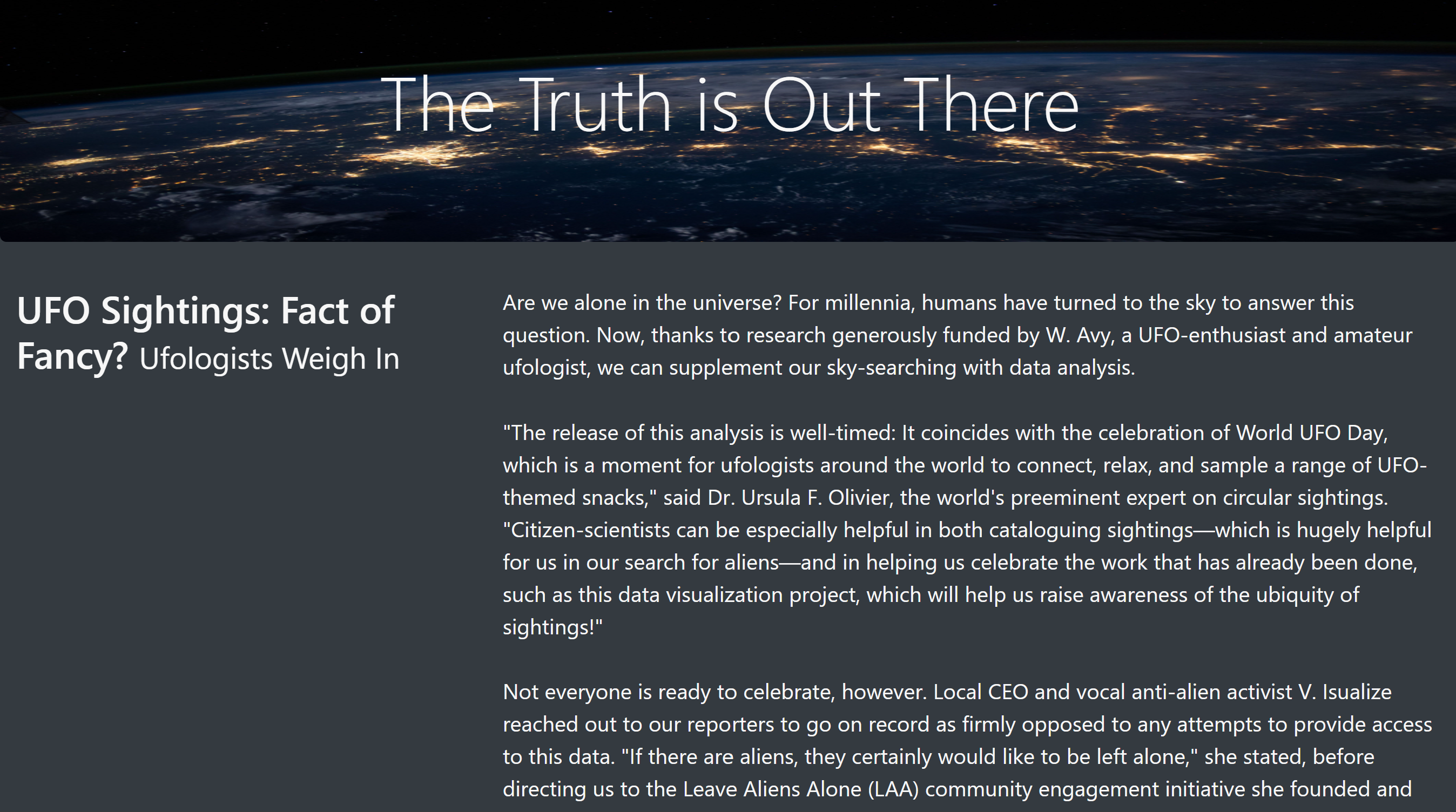 GitHub - mattstreet16/UFOs