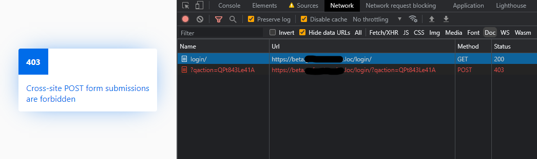 [🐞] Cross-site form submission incorrect origin match error · Issue #2797 · QwikDev/qwik · GitHub