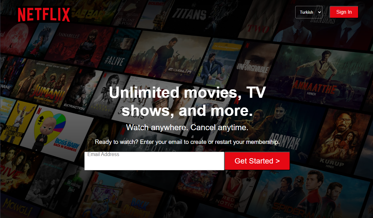 GitHub - sedaakin1/Netflix-Landing-Page