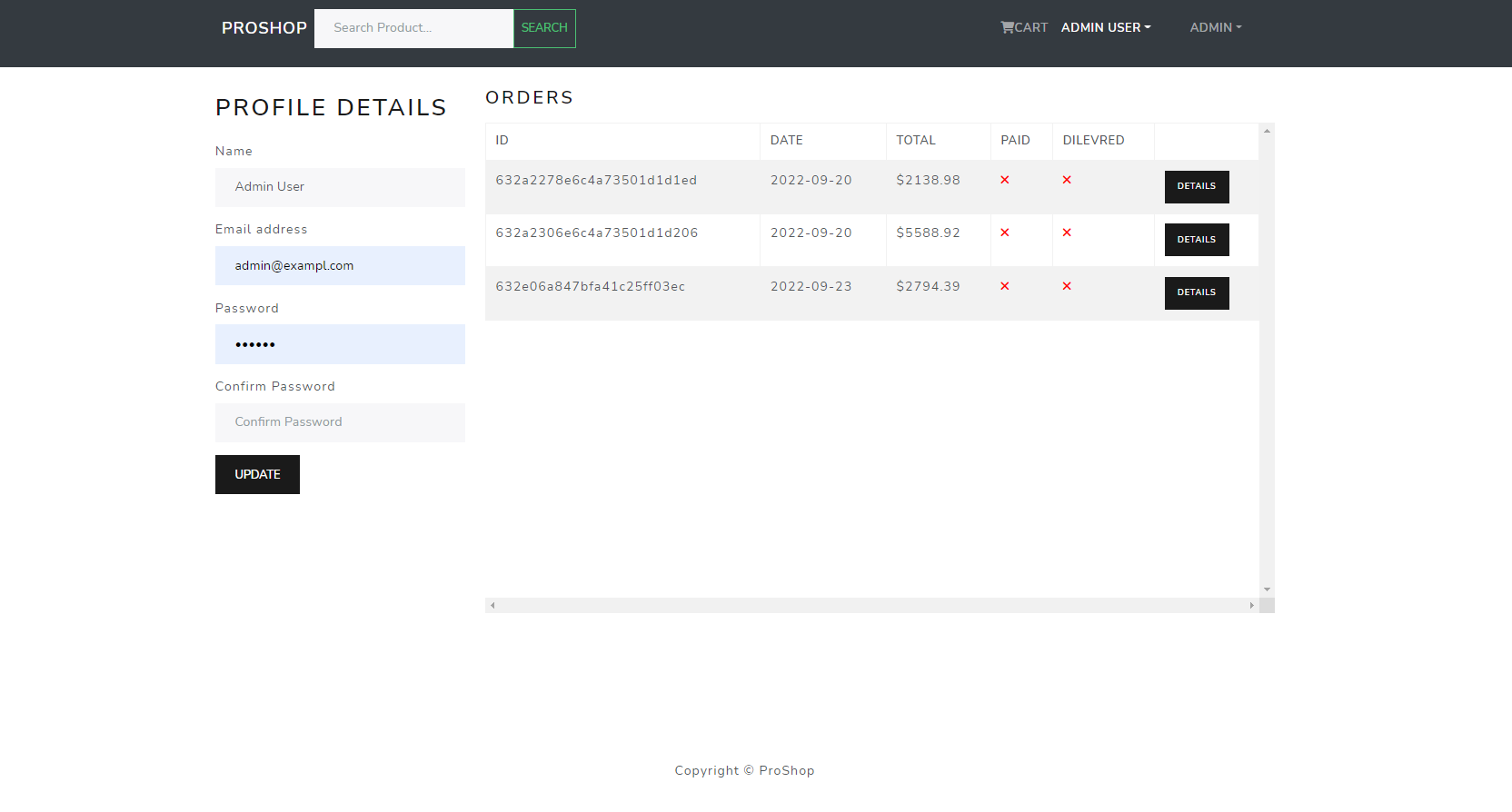 GitHub - Bachir-Ahmed-Rachid/Proshop-E-Commerce-App: E-commerce web ...