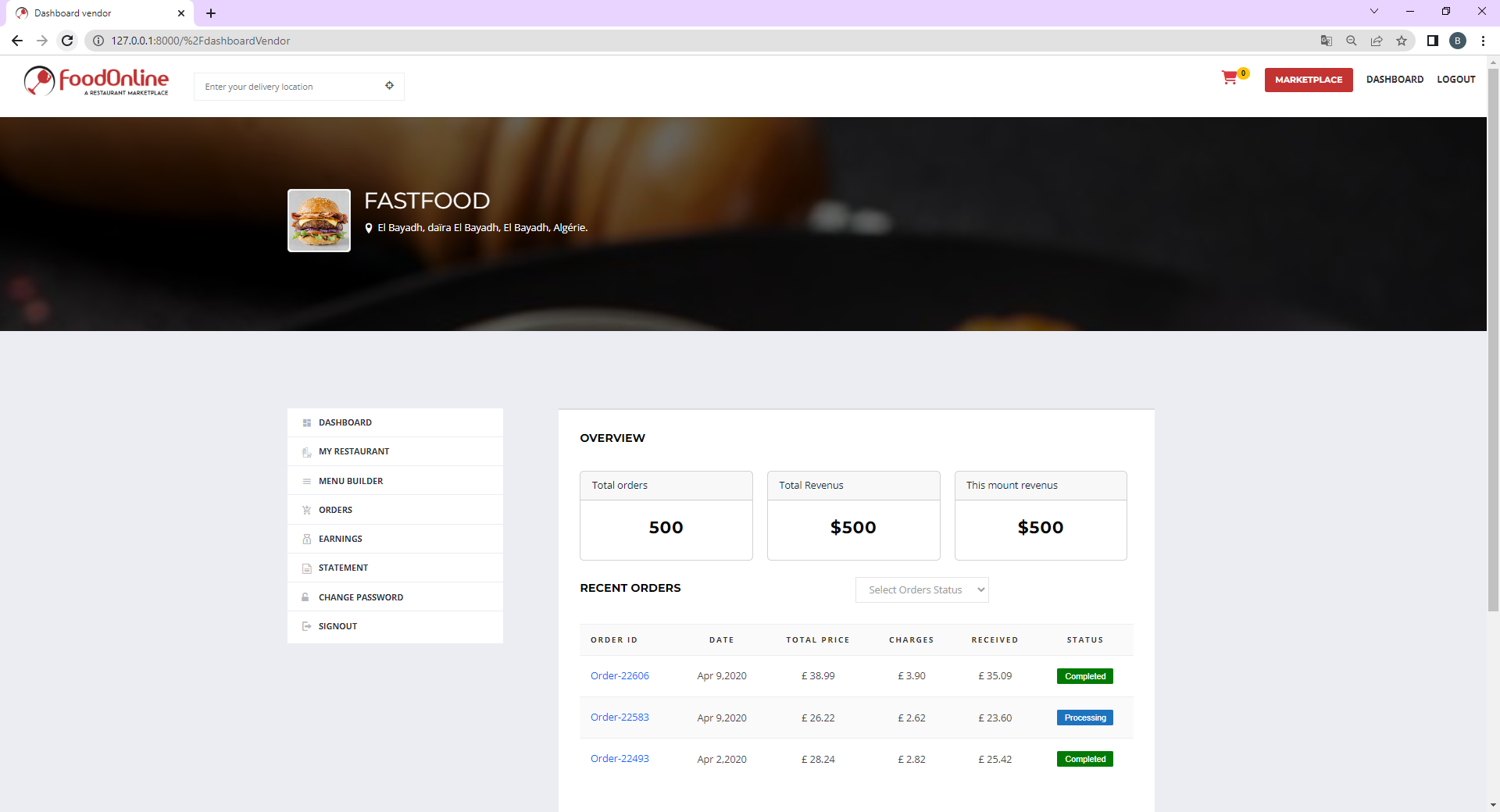 GitHub - Bachir-Ahmed-Rachid/Foodiverse: This Django-based restaurant website in Algeria lets ...