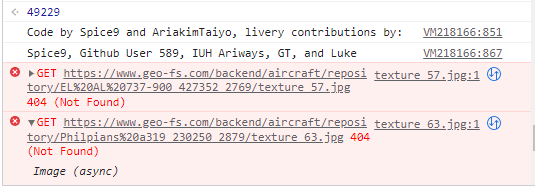 No liveries are working · Issue #150 · Spice9/Geofs-Multiliveries · GitHub