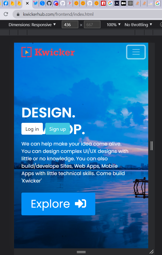 Nav Bar drop down fix on Moile view · Issue #135 · KwickerHub/WebCraftifyAI · GitHub