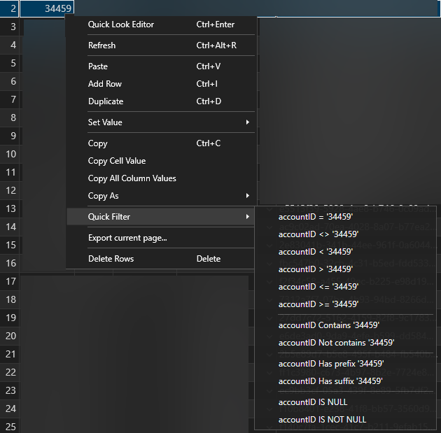 [Feature Request] Add quick filter options from the clipboard value · Issue #319 · TablePlus ...