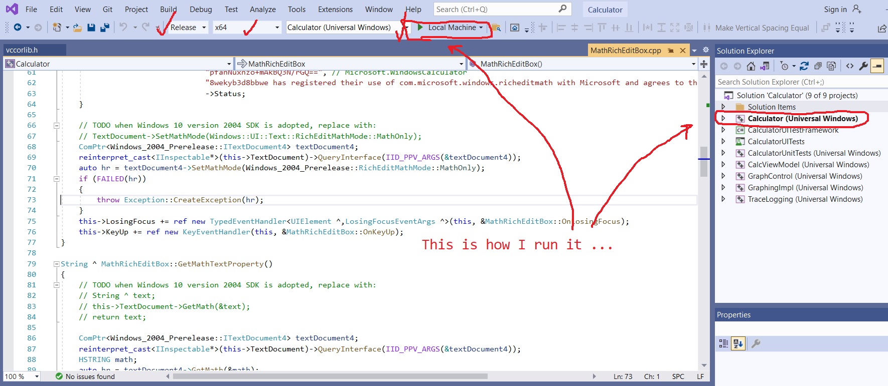 Calculator on Graphing mode crashes when I click on either "share" button or "switch to equation ...