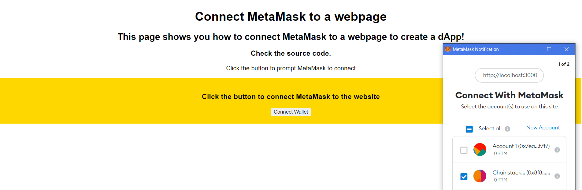 GitHub - soos3d/connect-metamask-to-webpage: This is the basic JS code needed to connect a ...