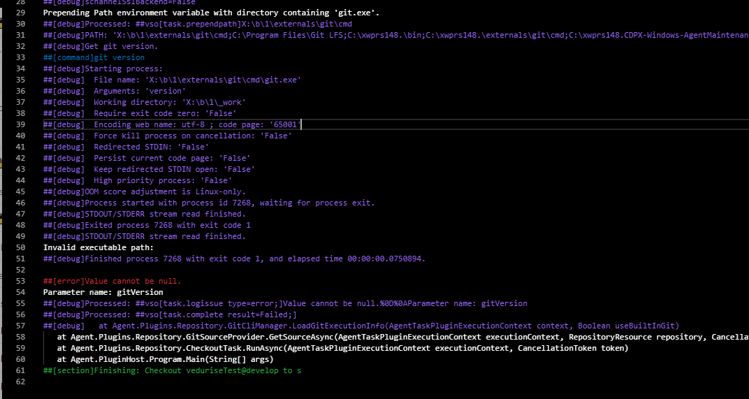 Invalid Executable Path Error For Git Version Cmd On Ram Disk · Issue 2747 · Microsoftazure
