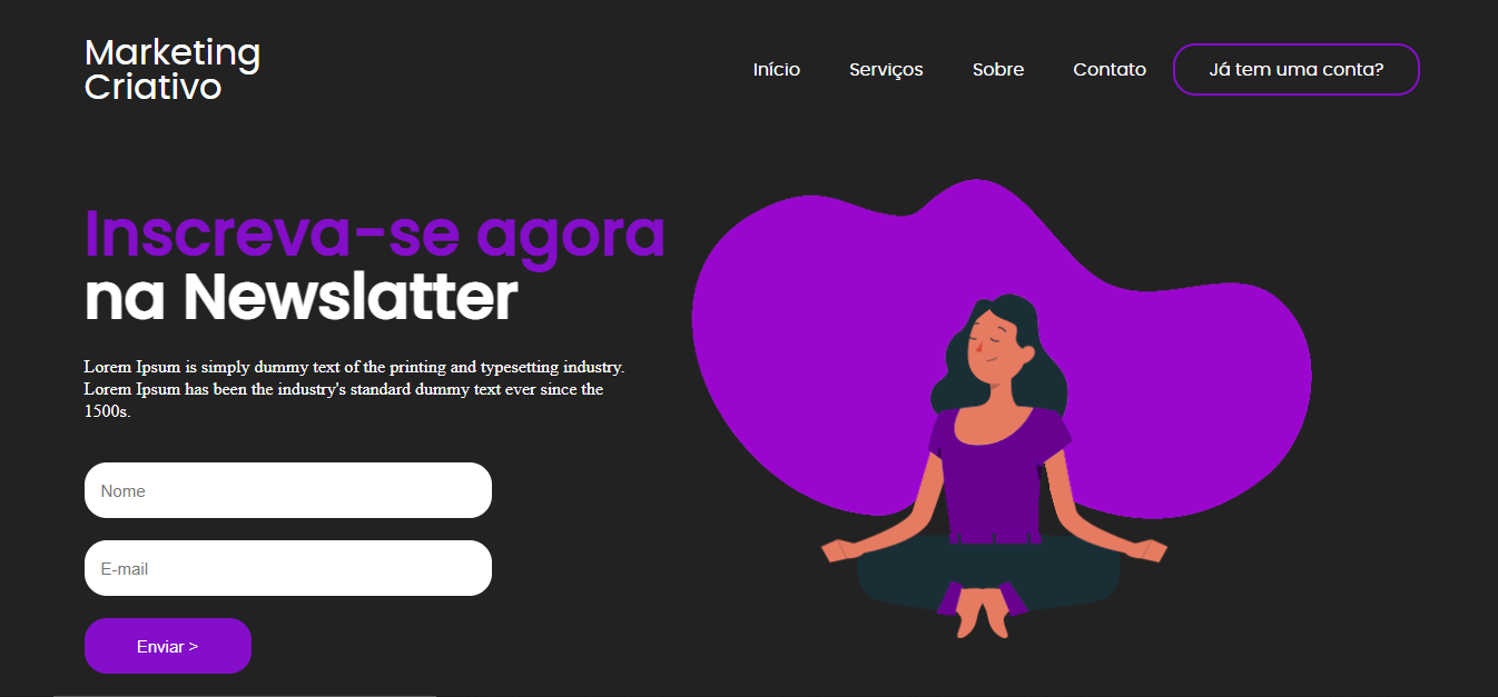 GitHub - lucasinacioaraujo/LandingPage-html5-Css: Landing Page