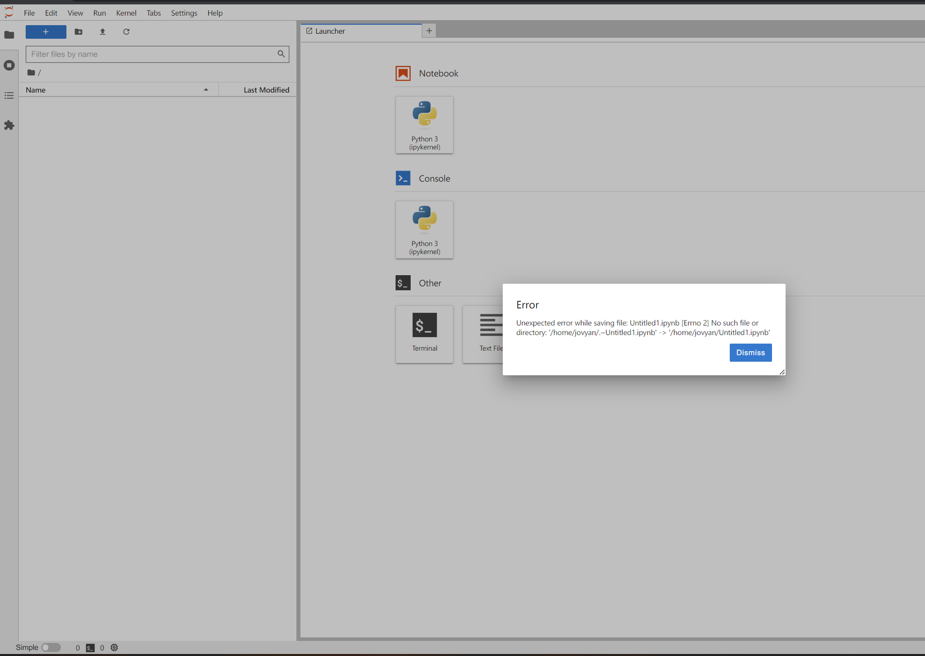Bug File Permission Problem On Centos 7 · Issue 1852 · Jupyter