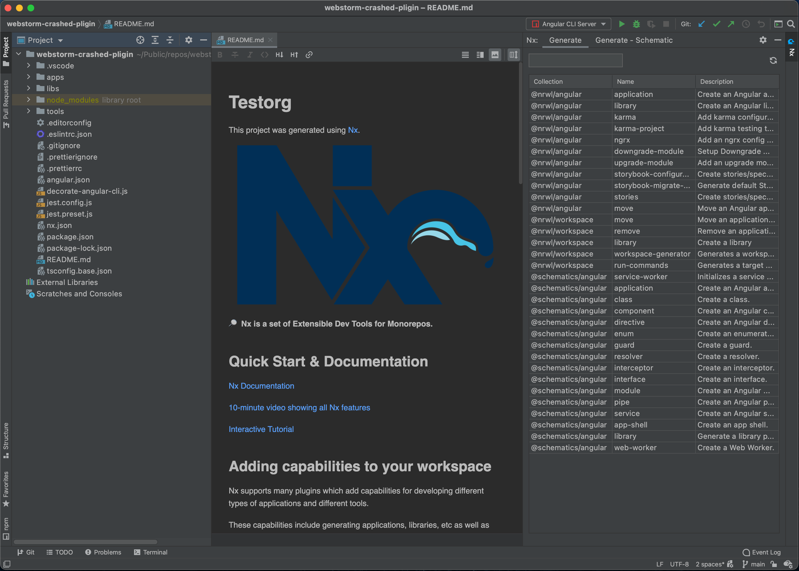 plugin crash after opening webstorm · Issue #54 · etkachev/nx-webstorm · GitHub