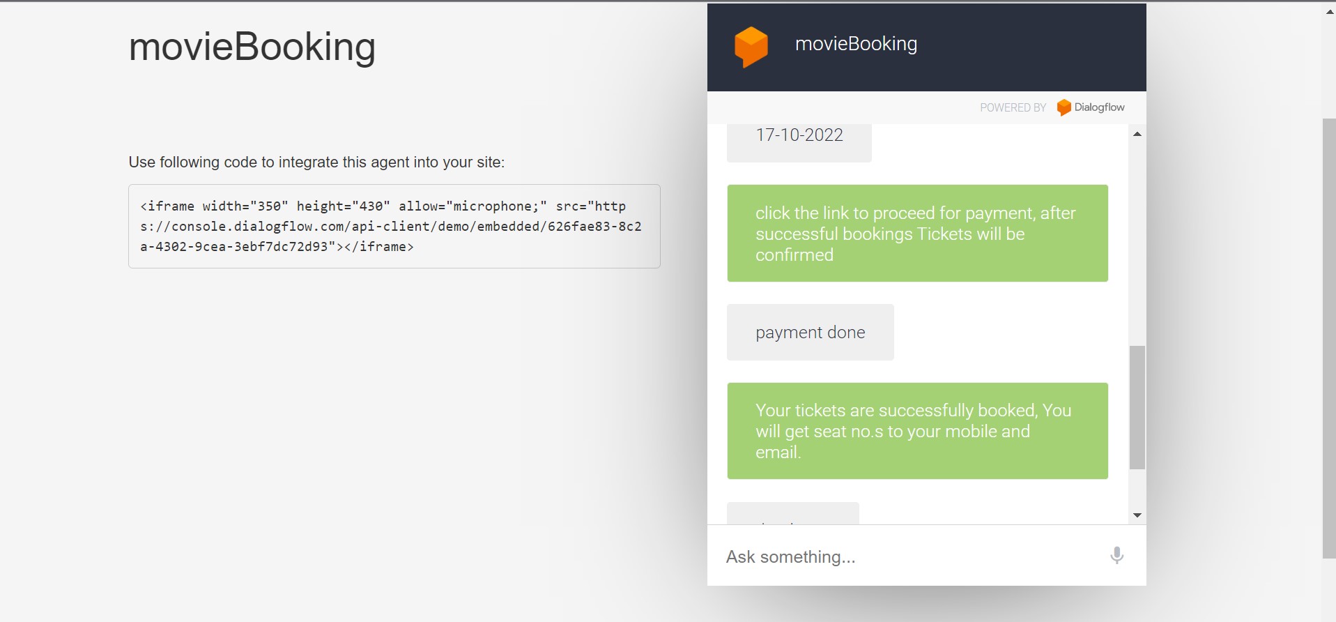 GitHub - ganji-rajesh/chatbot: chatbot for movie booking