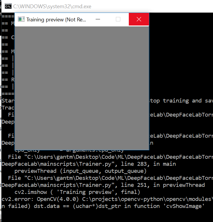 Failing on step 6 - no CV · Issue #114 · iperov/DeepFaceLab · GitHub