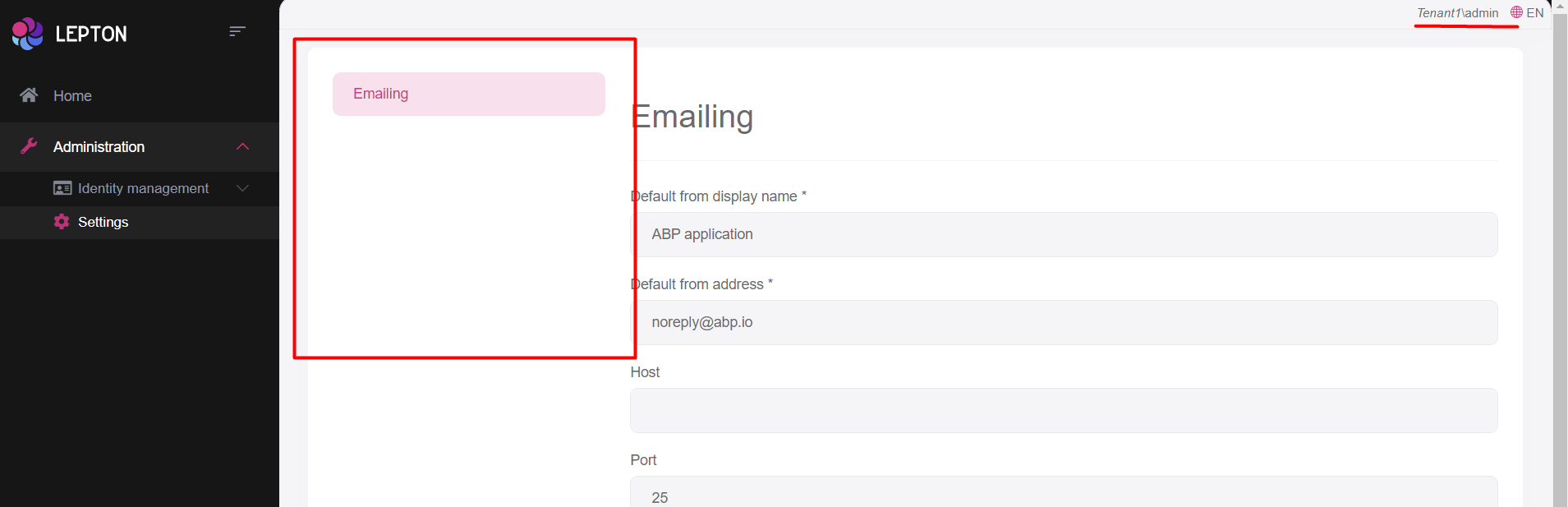 Blazor - Feature management tab is not available in Tenant user · Issue #15245 · abpframework ...
