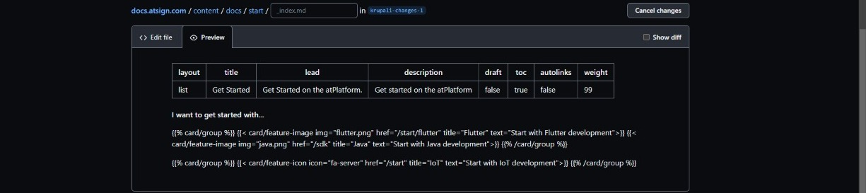 Broken buttons in `/start/` · Issue #162 · atsign-foundation/docs.atsign.com · GitHub
