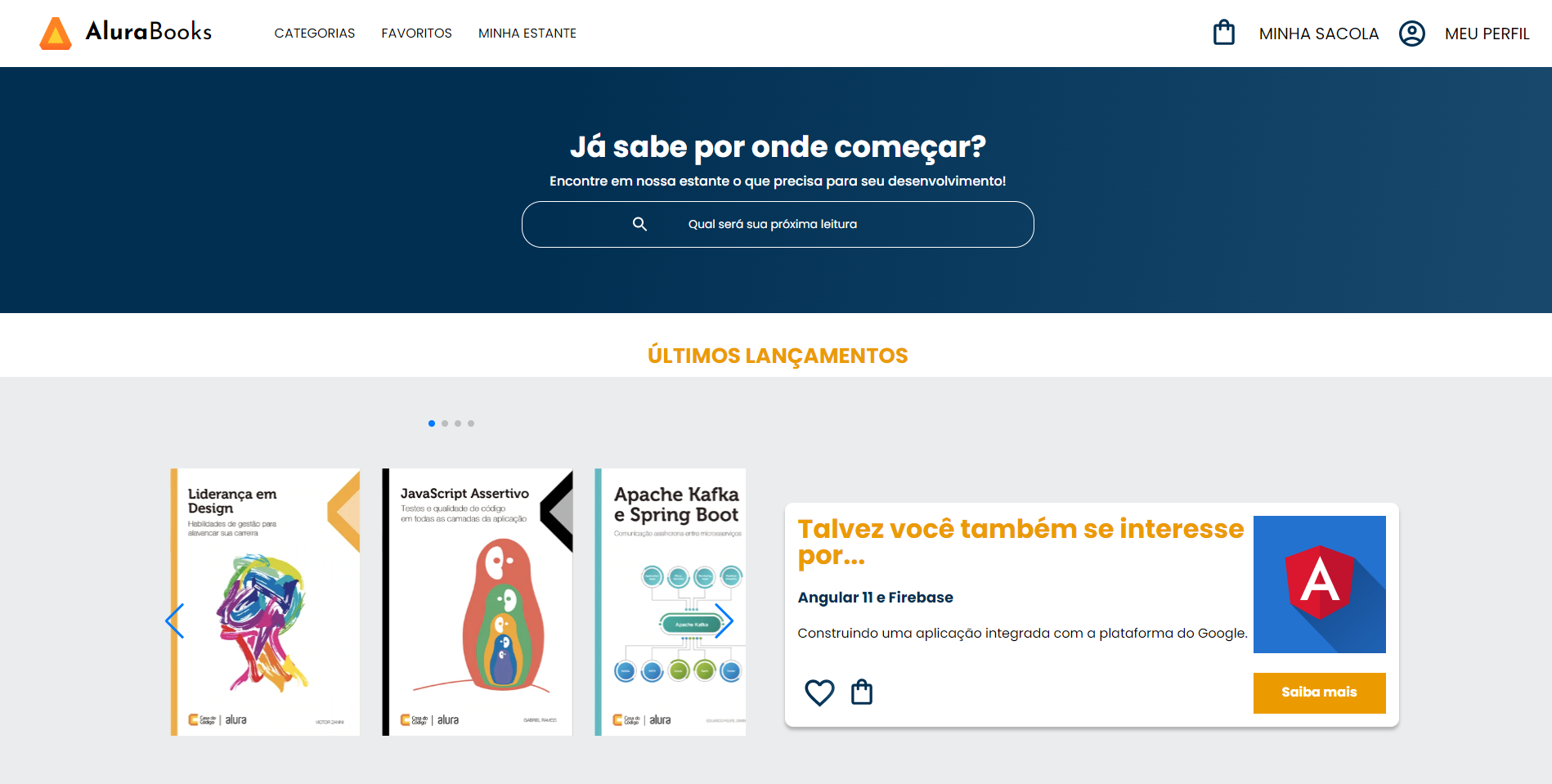 GitHub - jpnakayama/alurabooks: Página desenvolvida durante curso sobre responsividade na ...