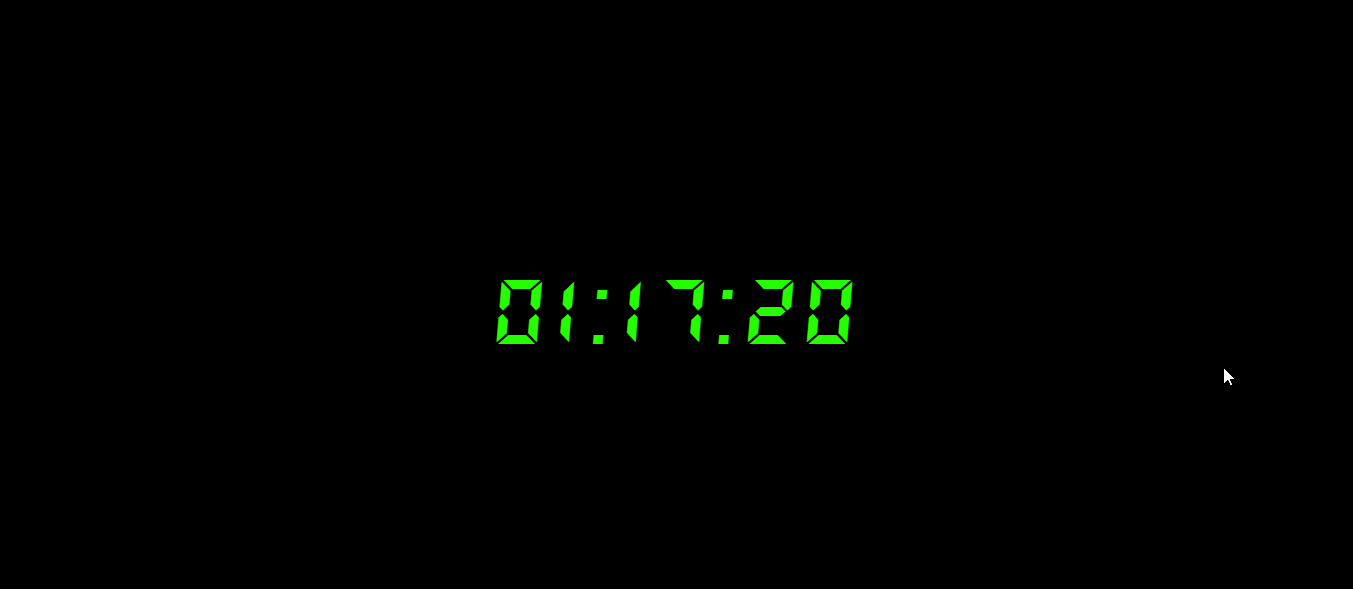 GitHub - yaserdemet/digital-clockJs