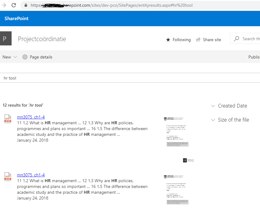 [Modern Search] Incorrect search query if use "Send query to a new page ...