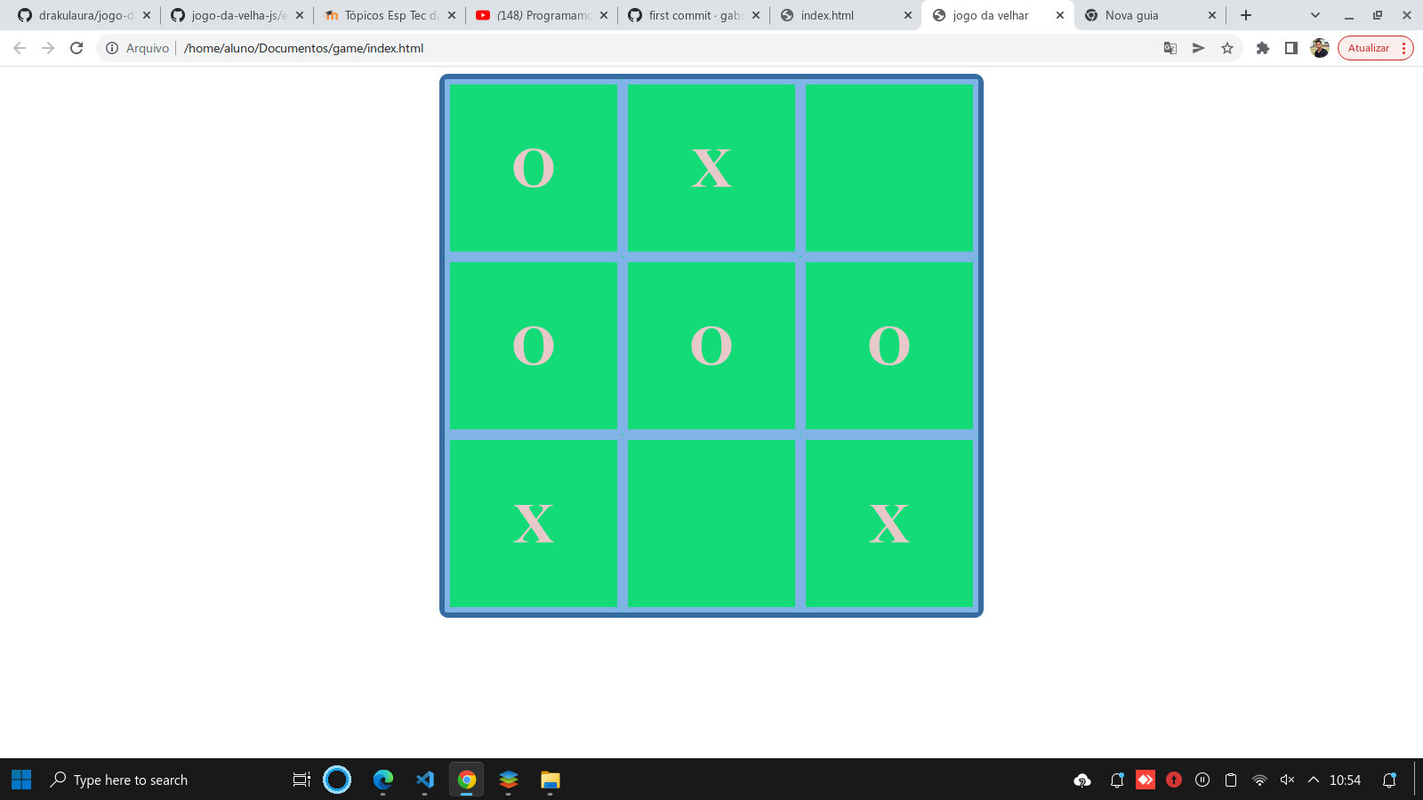 GitHub - drakulaura/jogo-da-velha
