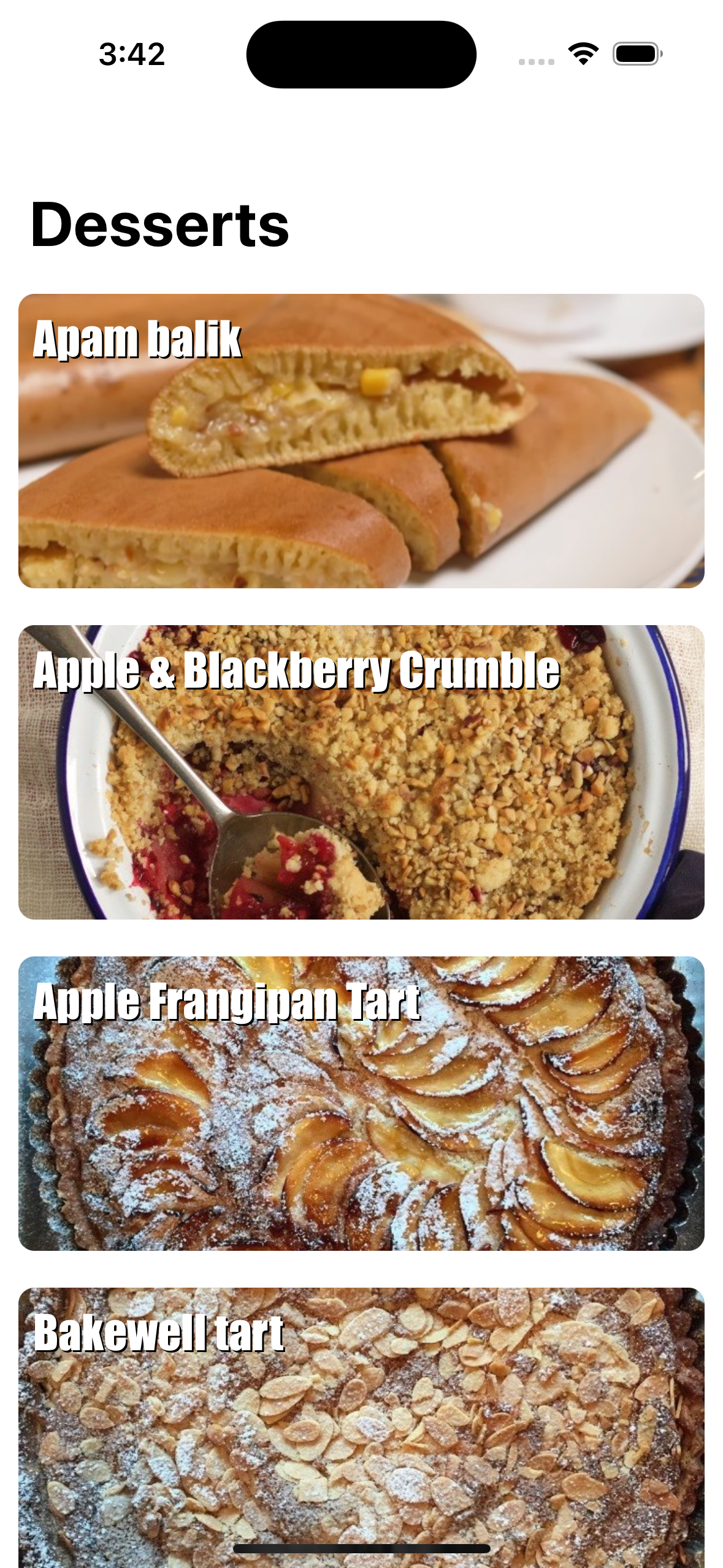 GitHub - MatthewTaylor20/dessert-app
