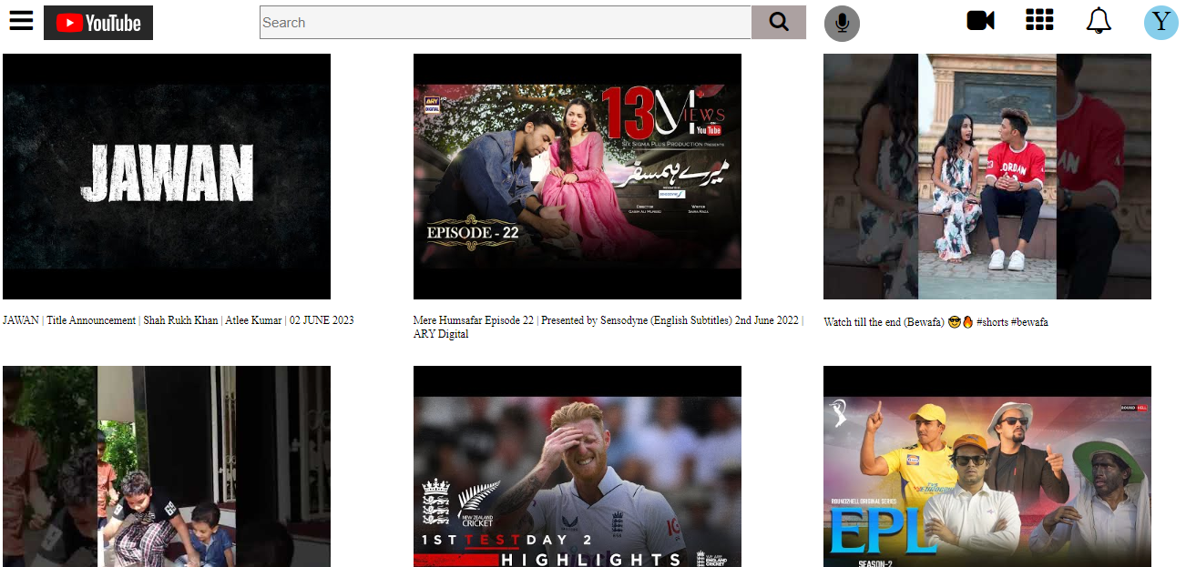 GitHub - iYogeshkumar/youtube-clone: Youtube clone Application is an ...