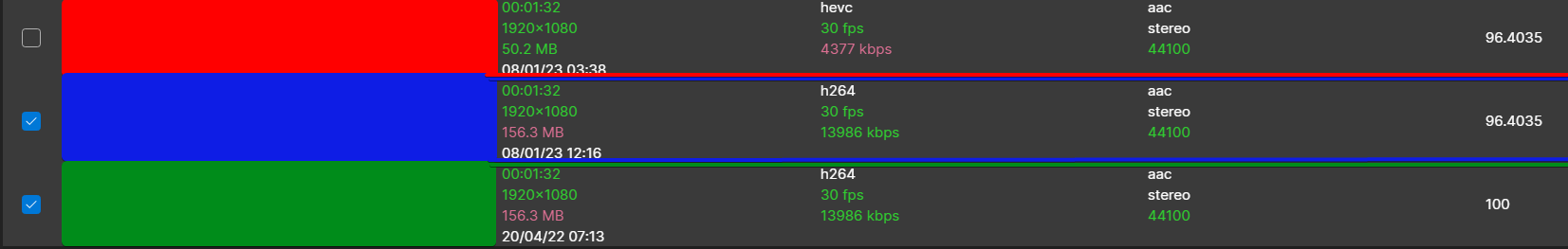 Inverted "Select Lowest Duration/Quality" selection with 3 or more ...