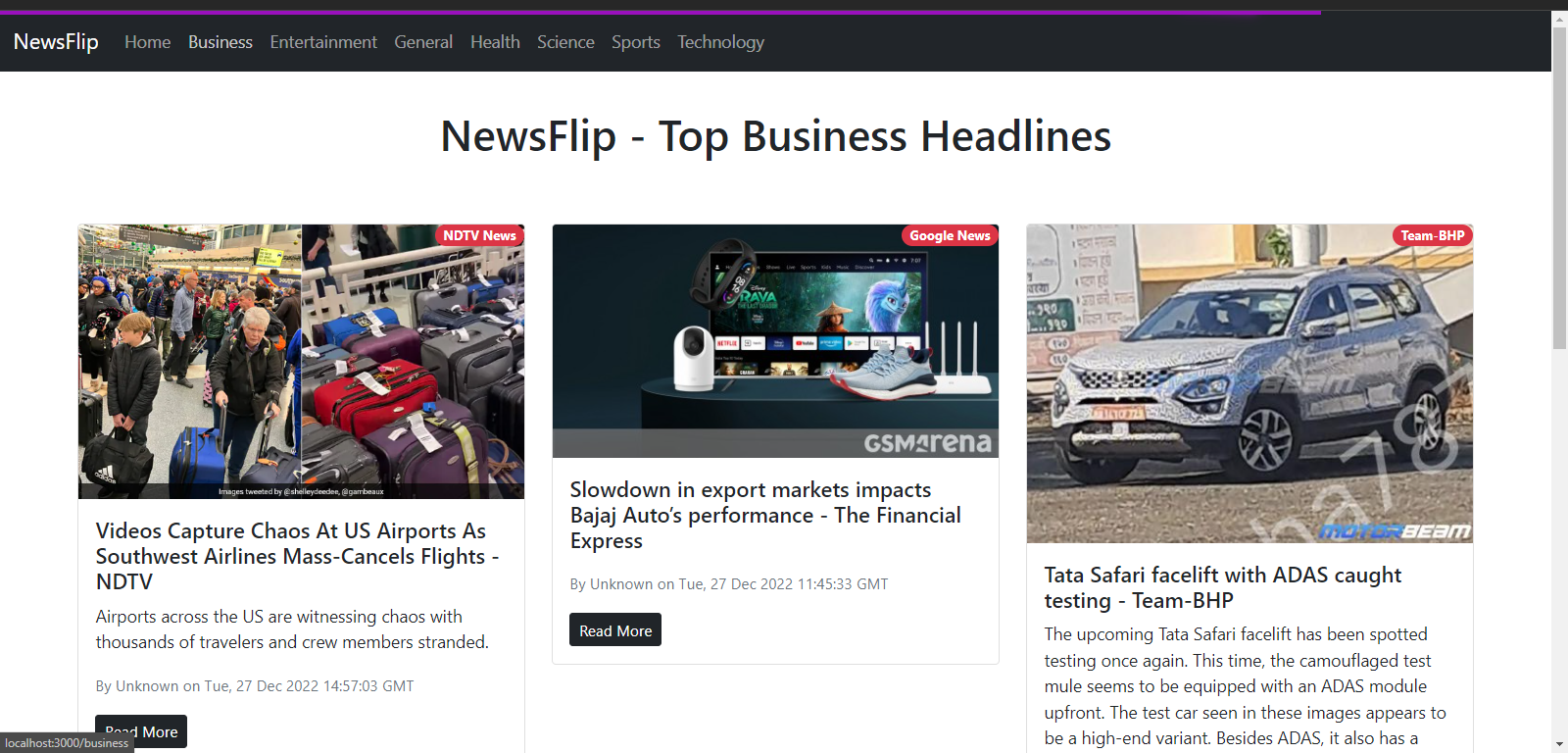 GitHub - AkhilRangpariya/NewsFlip-React: NewsFlip web application was build using React.js and ...