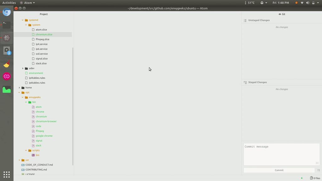Symlinks break Git status panel. · Issue #1246 · atom/github · GitHub