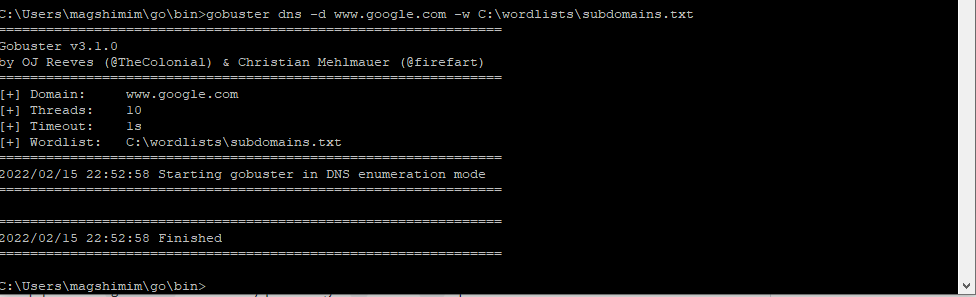 no output at all · Issue #323 · OJ/gobuster · GitHub
