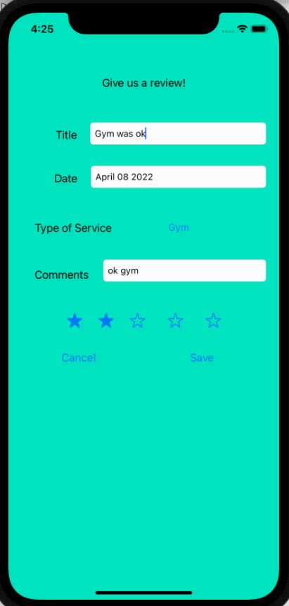 GitHub - BellJ13/Resort-Feedback-App