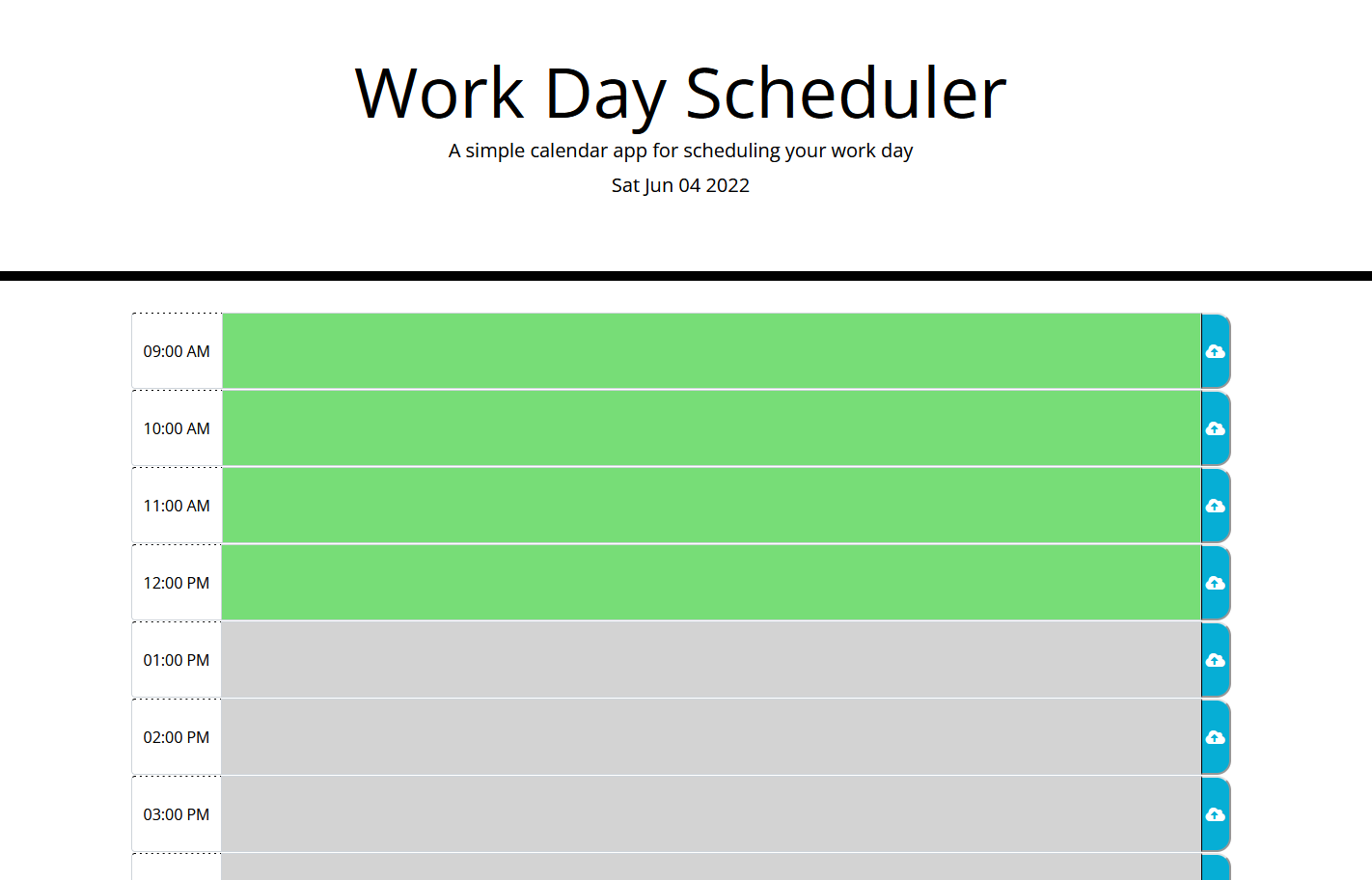 GitHub - Tydomx/Work-Day-Scheduler: Work day scheduler