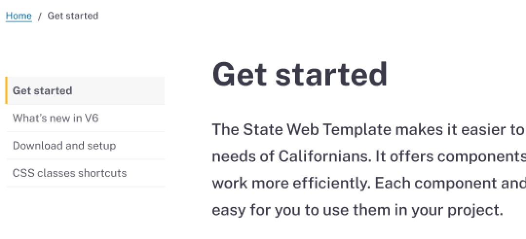 Update side navigation (template site) · Issue #223 · Office-of-Digital ...
